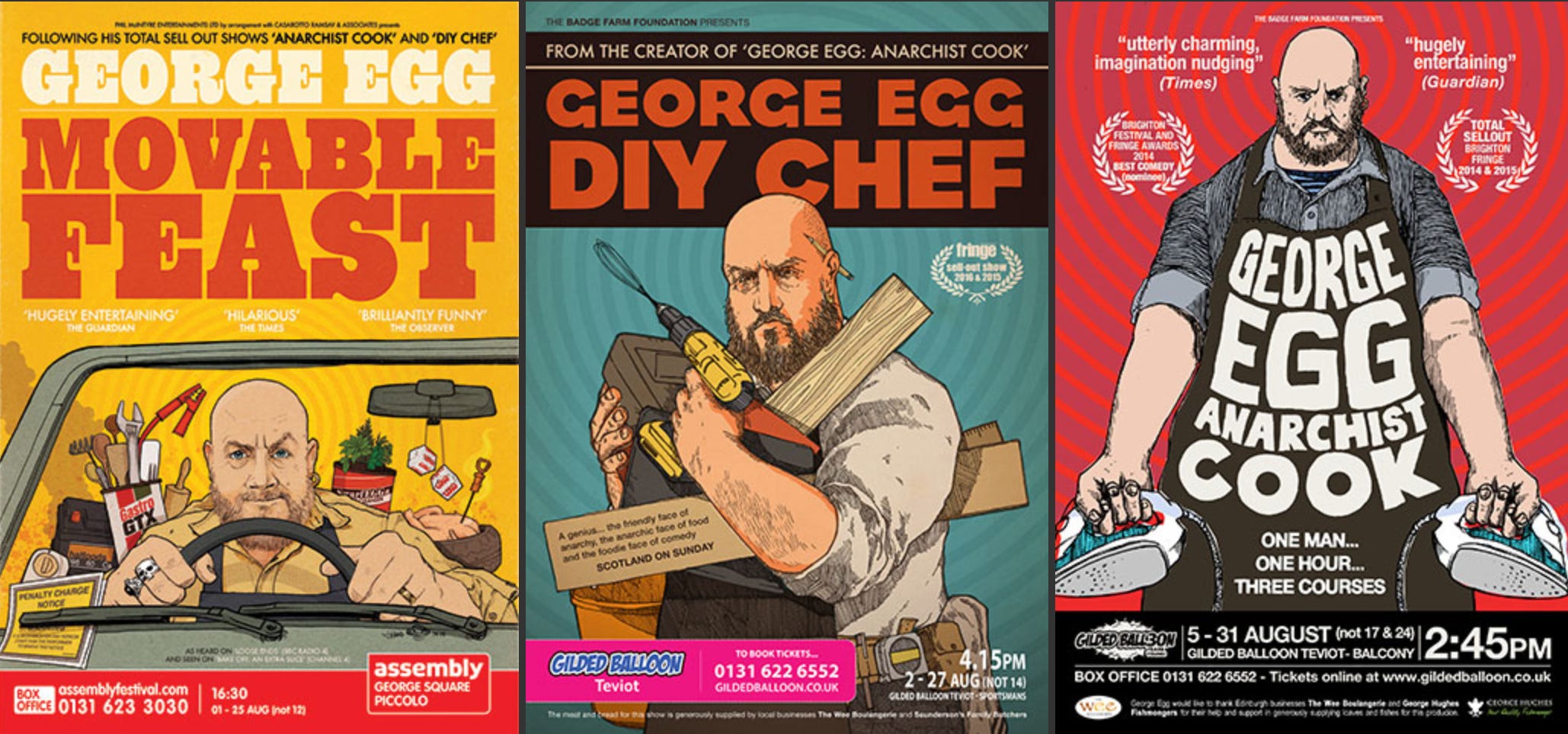 Comedian and cook, George Egg on Snack Hacker, forbidden fruit and the ...