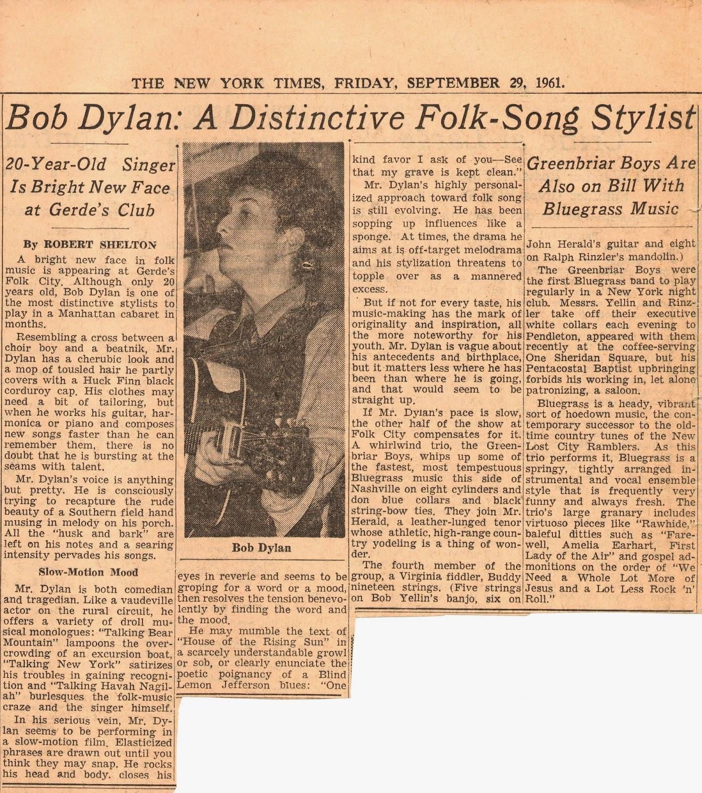 Cynthia Gooding's Gerdes Folk City Tapes - by Ray Padgett