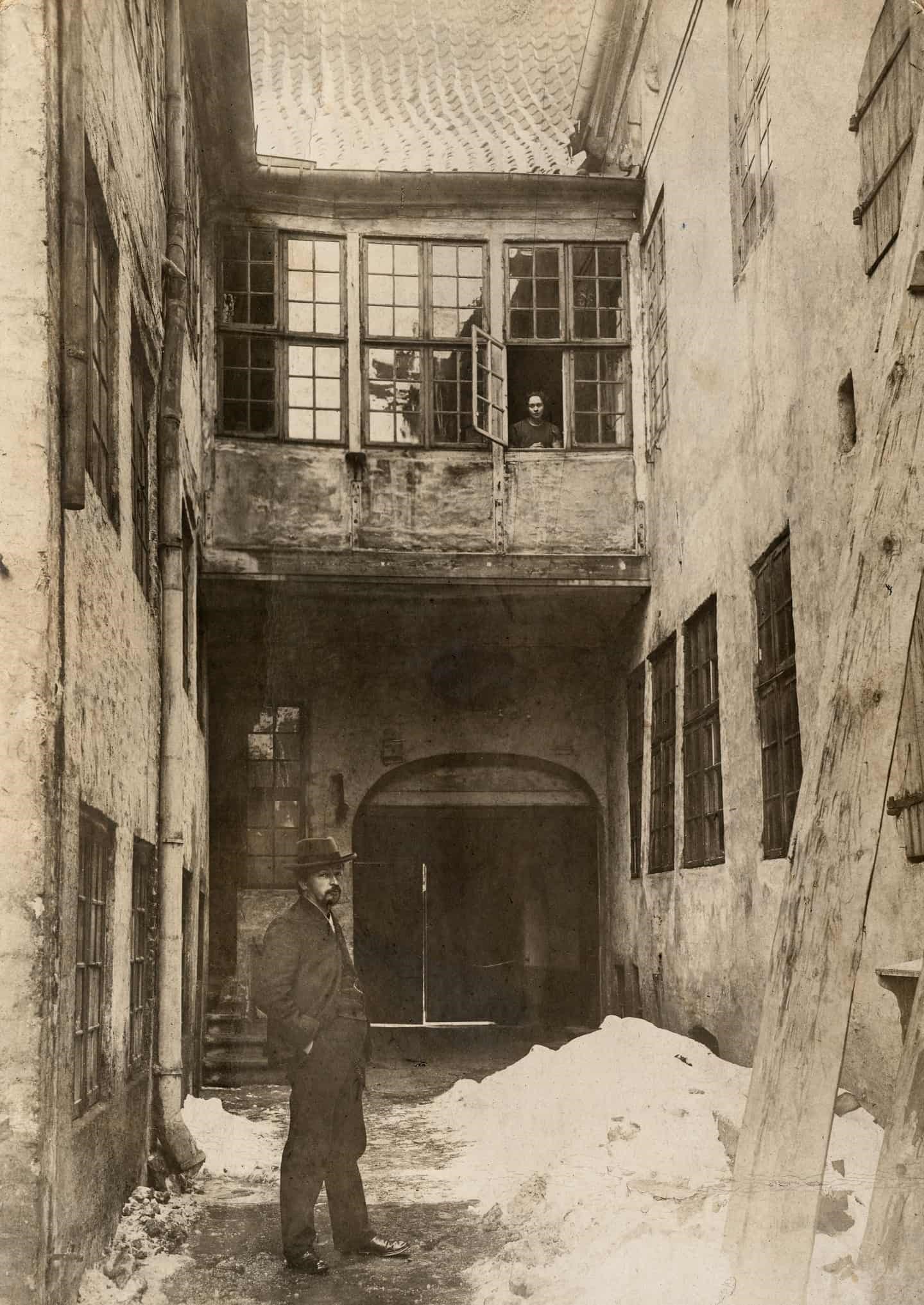 The Parlor Window in the House of Vilhelm Hammershøi