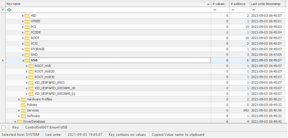Windows updates and anti-forensics (part 1, USB devices)