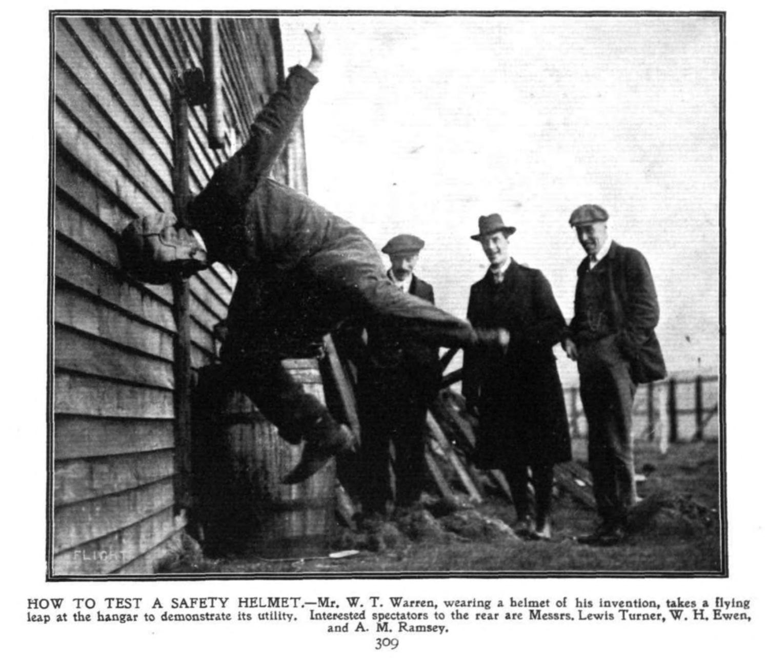 Early Testing of Helmets and Protective Cups