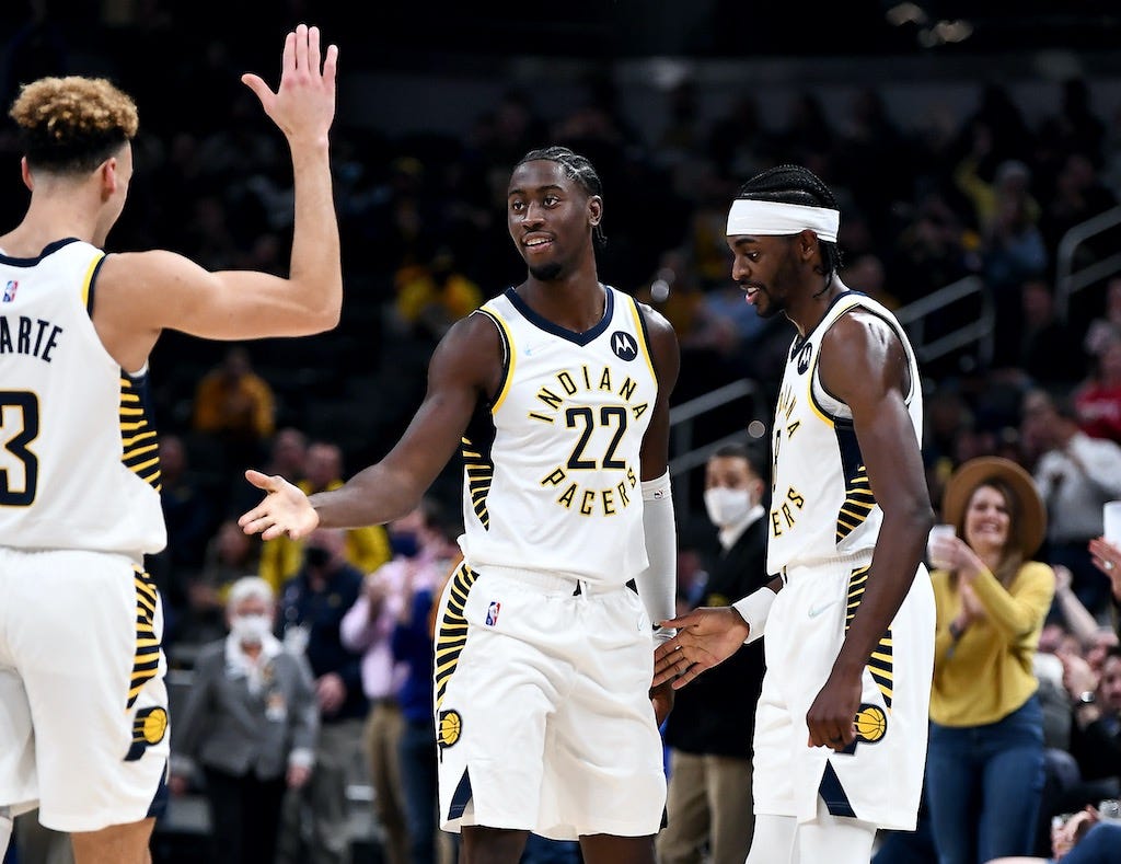 Pacers playing together and having fun again; now they're headed home