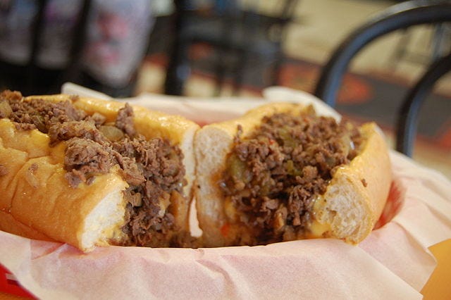 Polarizing cheesesteaks and craft beers - by Matt Tota
