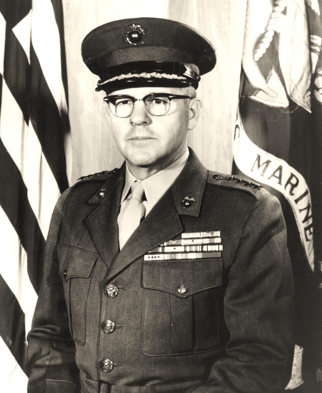 US Marine Corps General David Monroe Shoup