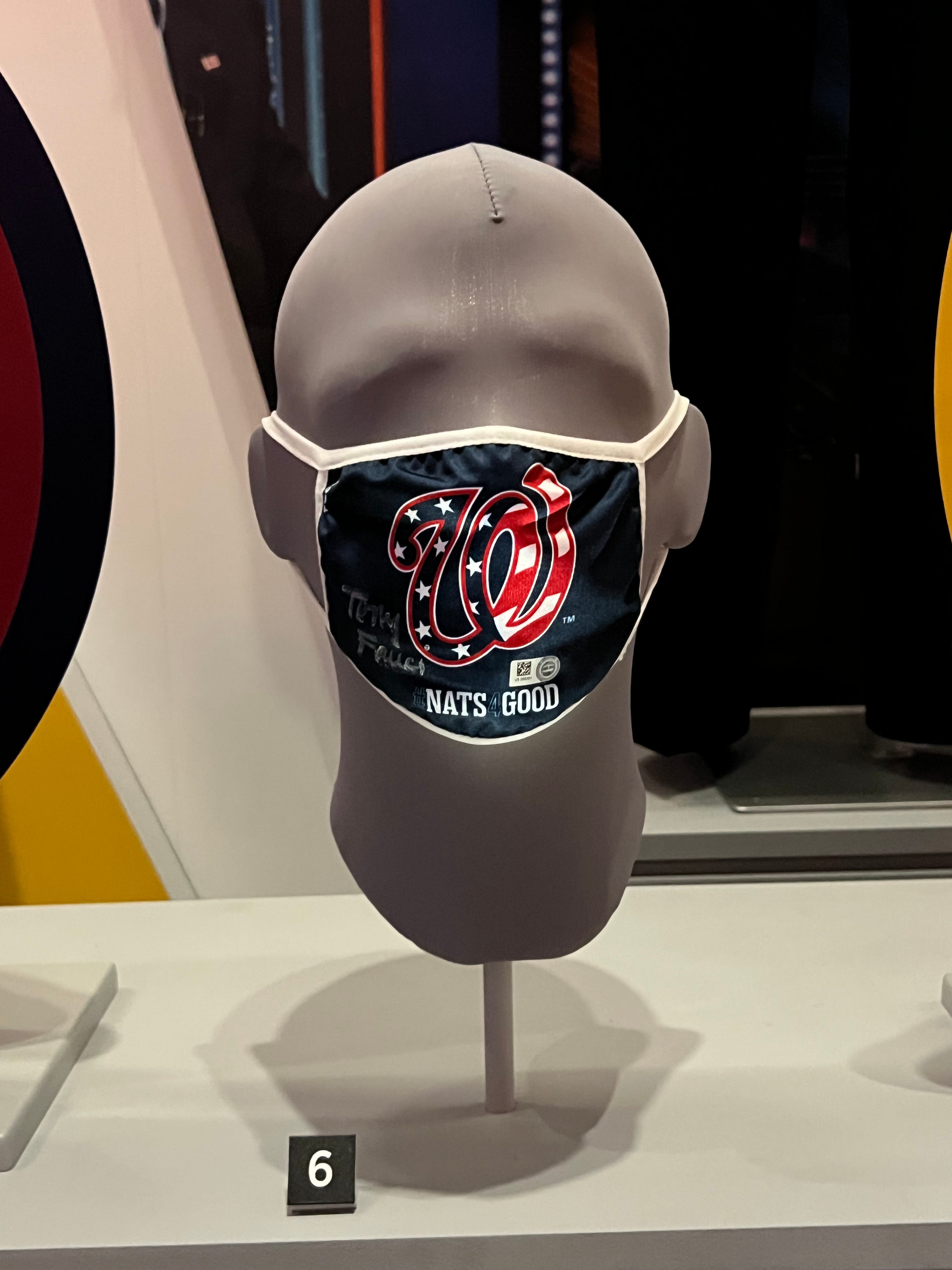 Fauci's Mask in the new Smithsonian ‘Entertainment Nation’ Exhibit ...