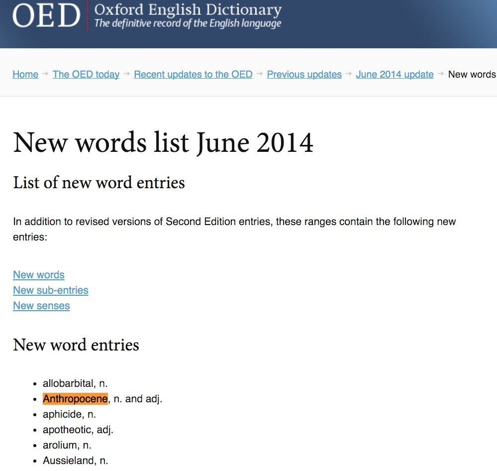 What To Think About the Anthropocene Debate - from an Insider