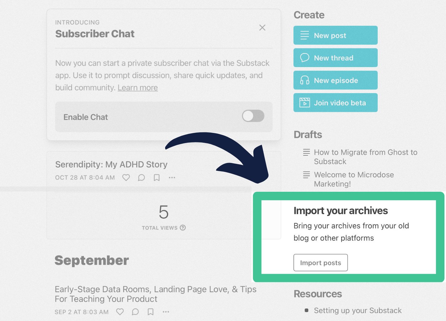 How to Migrate from Ghost to Substack - Lynsie Campbell