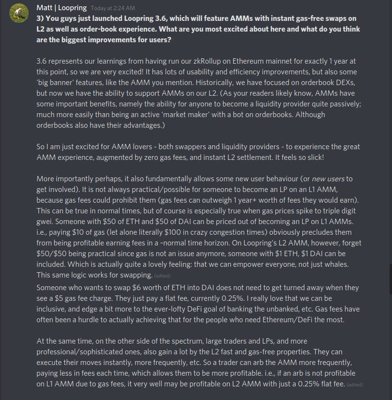 Loopring v3.6: Interview With Matthew Finestone - Decentralise #48