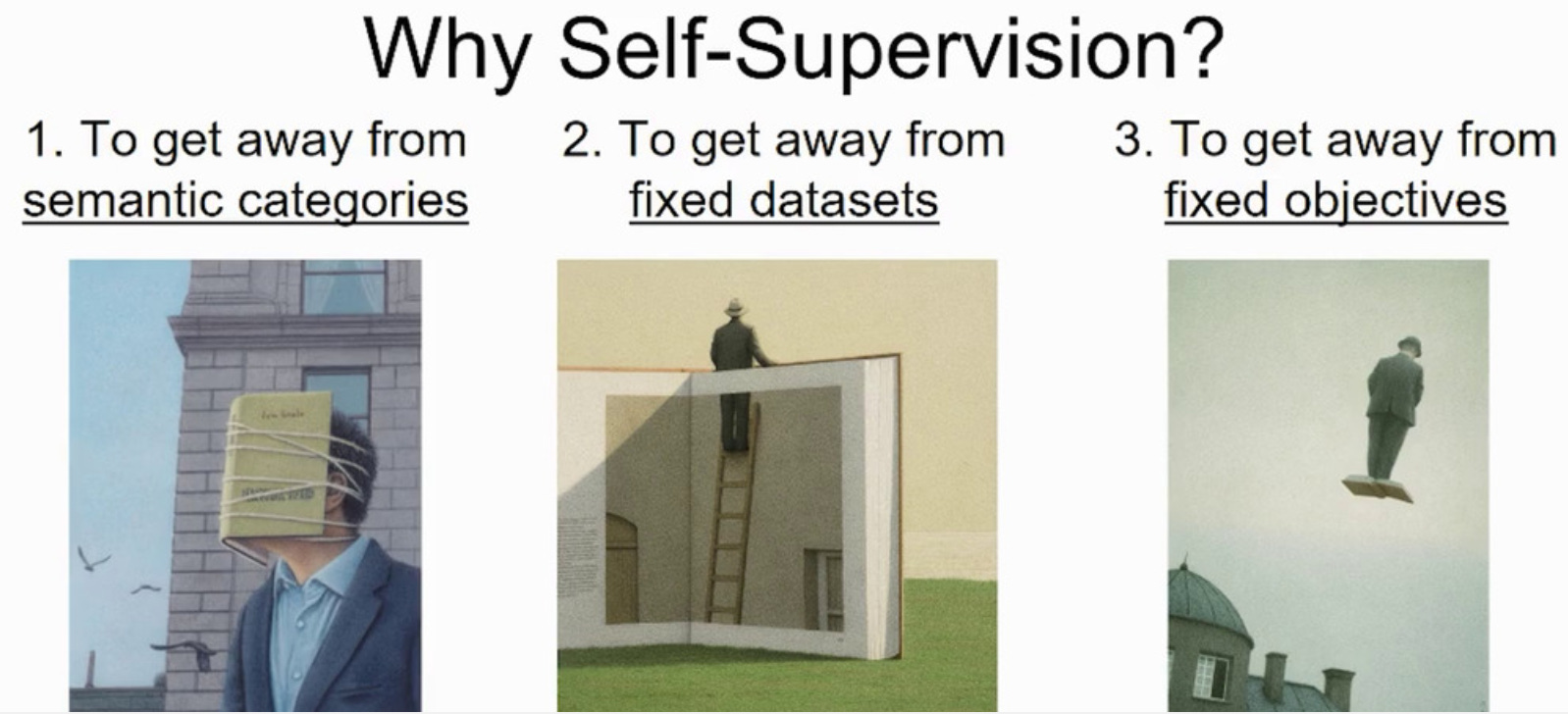 GML In-Depth: three forms of self-supervised learning