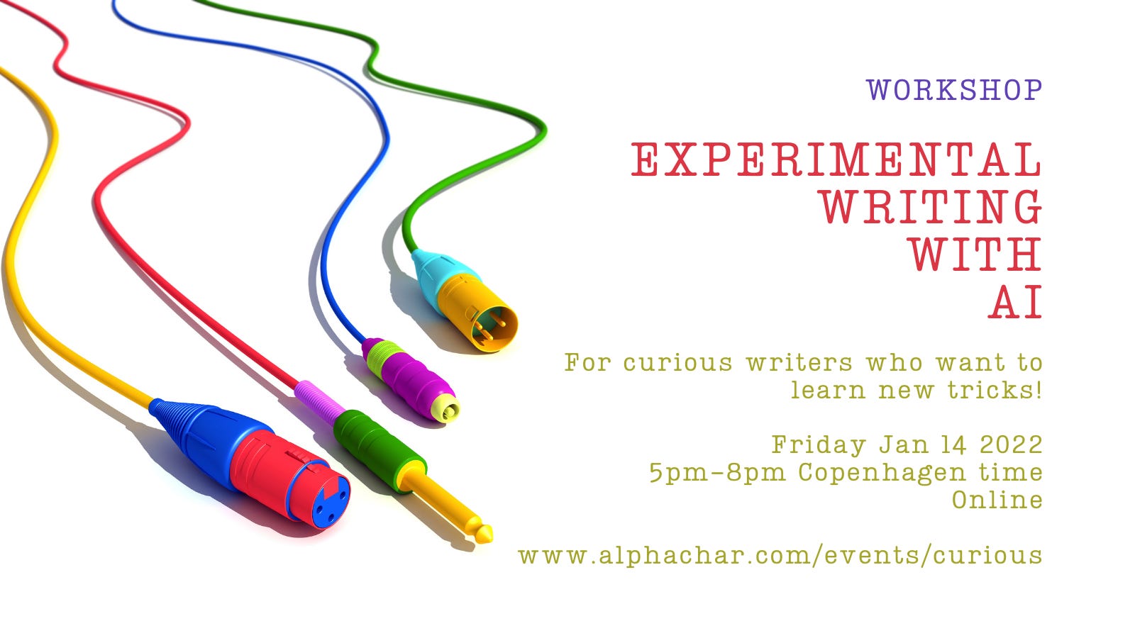 Upcoming Workshop: Experimental Writing With AI