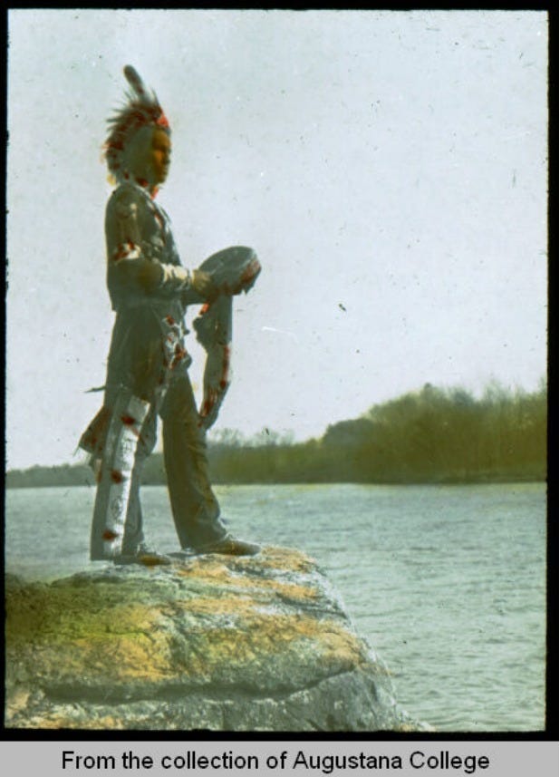 John Bear, Meskwaki Tribe - by George Eberhart
