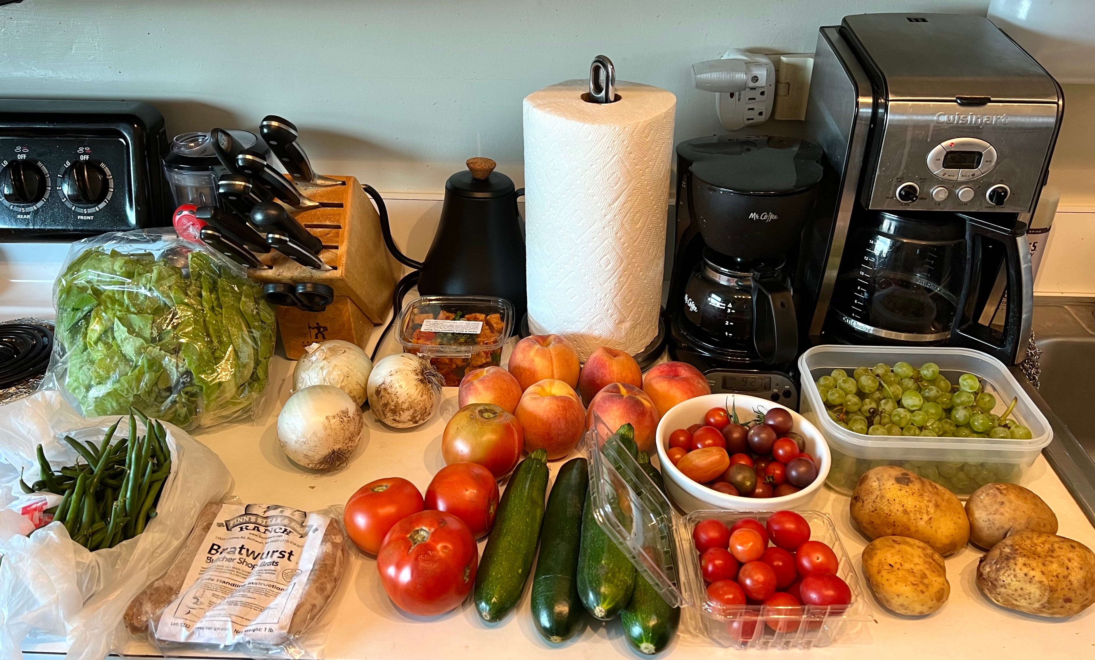 No BBQ But Still Lots of Food - by Bob Benenson