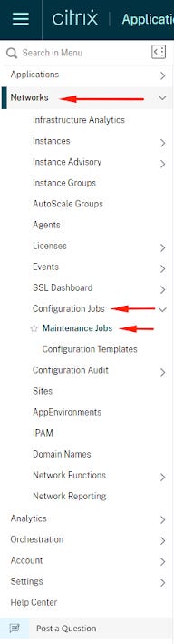 Scheduling Netscaler Upgrades using Citrix ADM Service