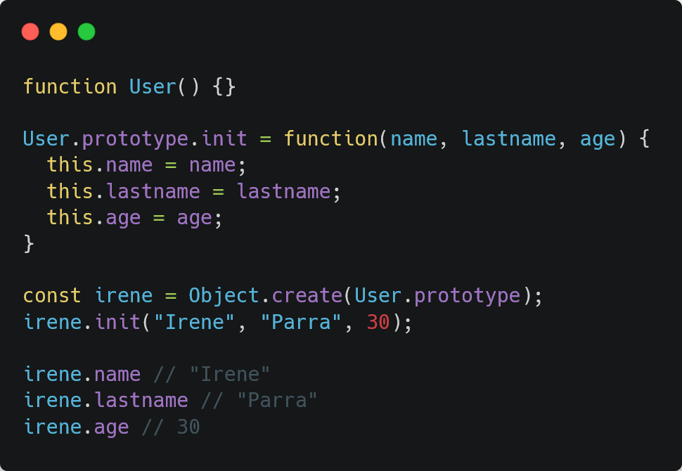 Composición de objetos en Javascript - by Pablo Fernández