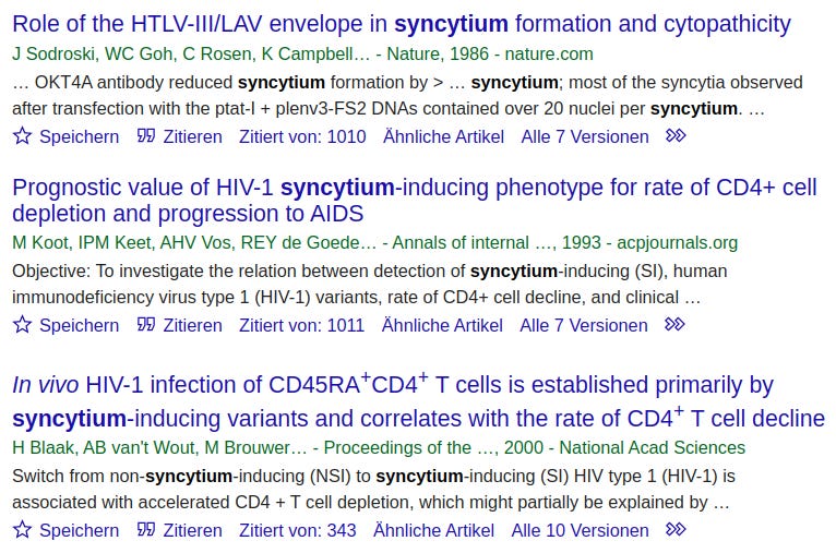 Not New. Arginine / HIV-TAT lab tool --> Syncytium-building ...