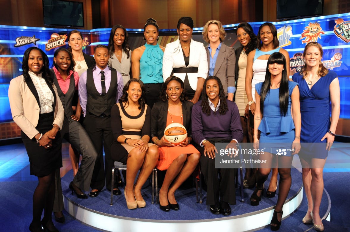 The evolution of WNBA fashion, as told through every draft's class photo