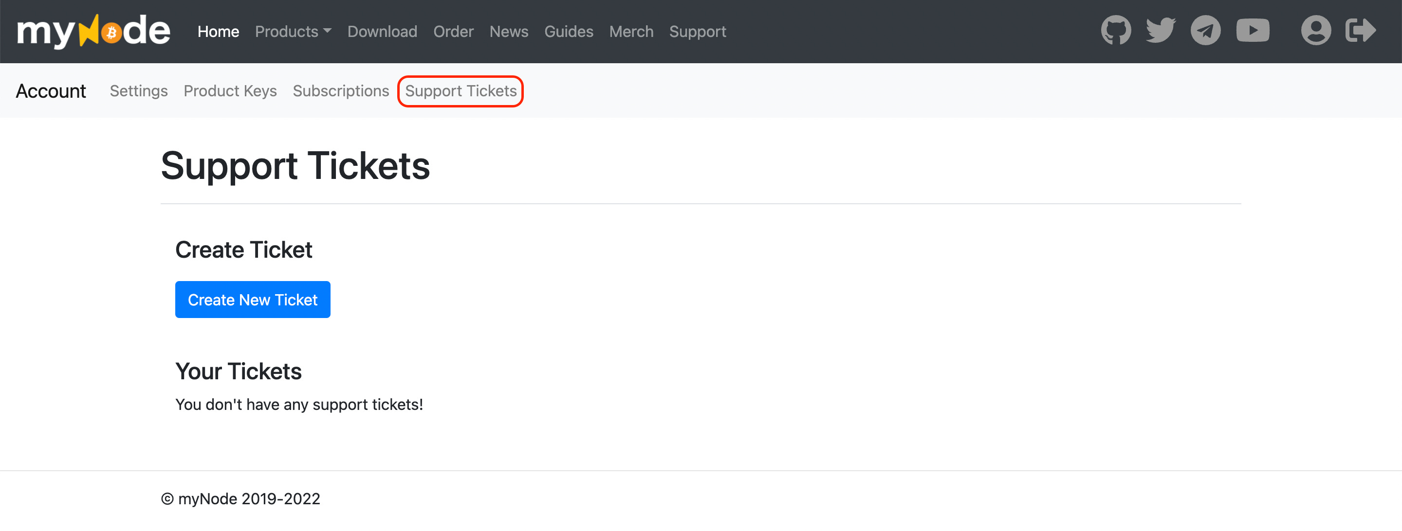 New Support Ticket System - myNode News and Announcements
