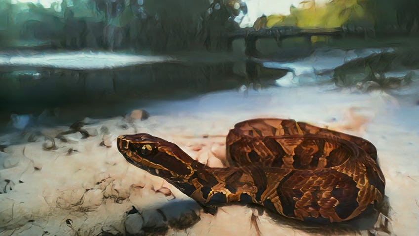 Story: Water Moccasin - by Ben Wakeman - Catch & Release