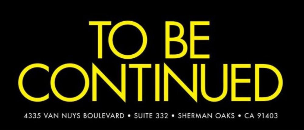 To Be Continued - by Brian K. Vaughan - Exploding Giraffe