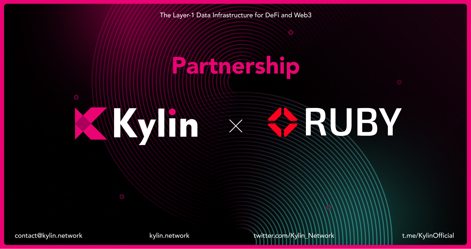 Kylin Network - Strategic Partnership with Ruby Protocol