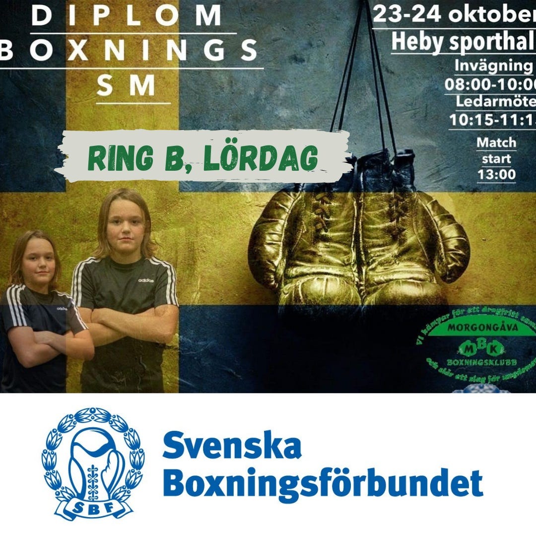 Sveriges yngsta boxare gör upp om SM-medaljer - Se boxningsförbundets ...