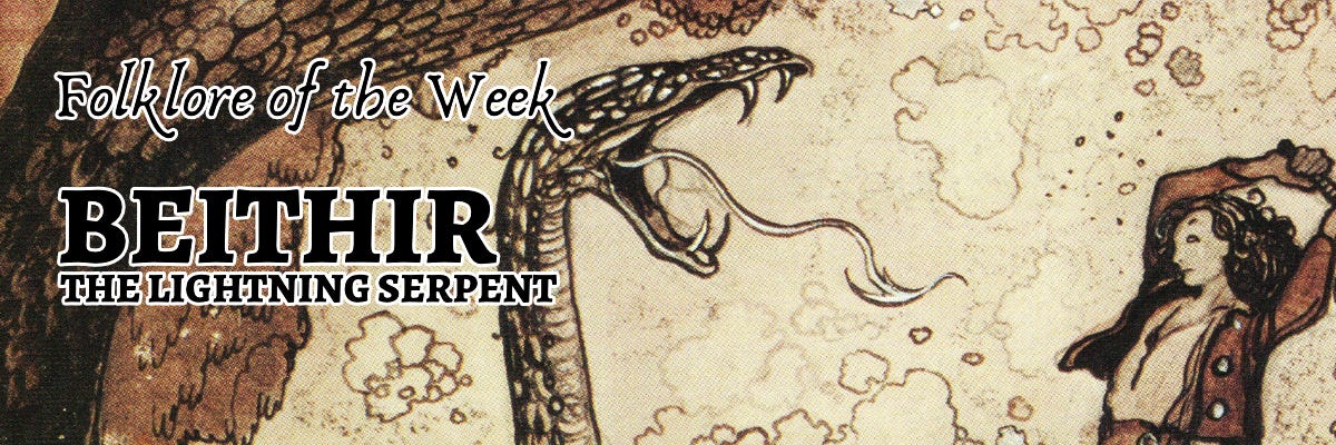 Beithir the Lightning Serpent - by A.C. Luke - Mythoi