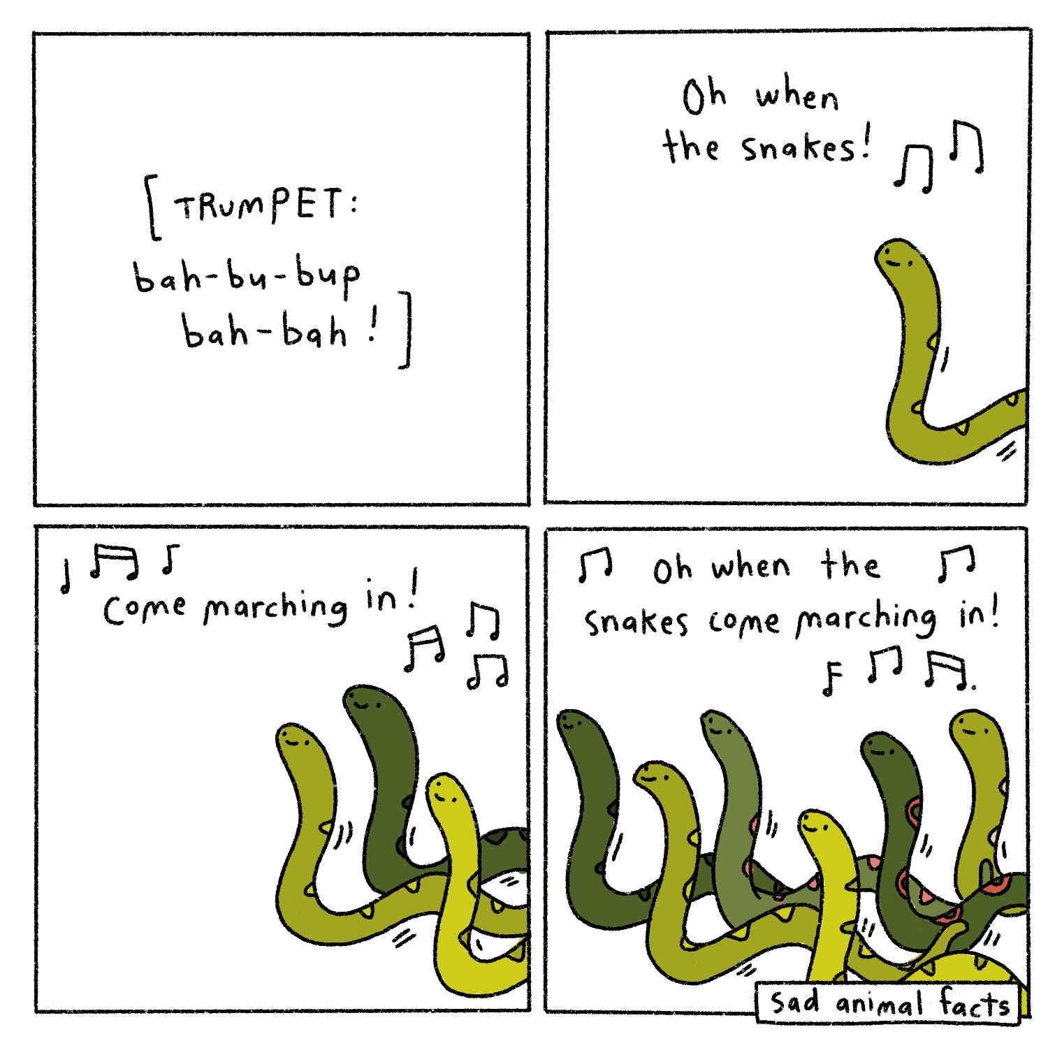 Quick snake update - by Brooke Barker - Never Not Nervous