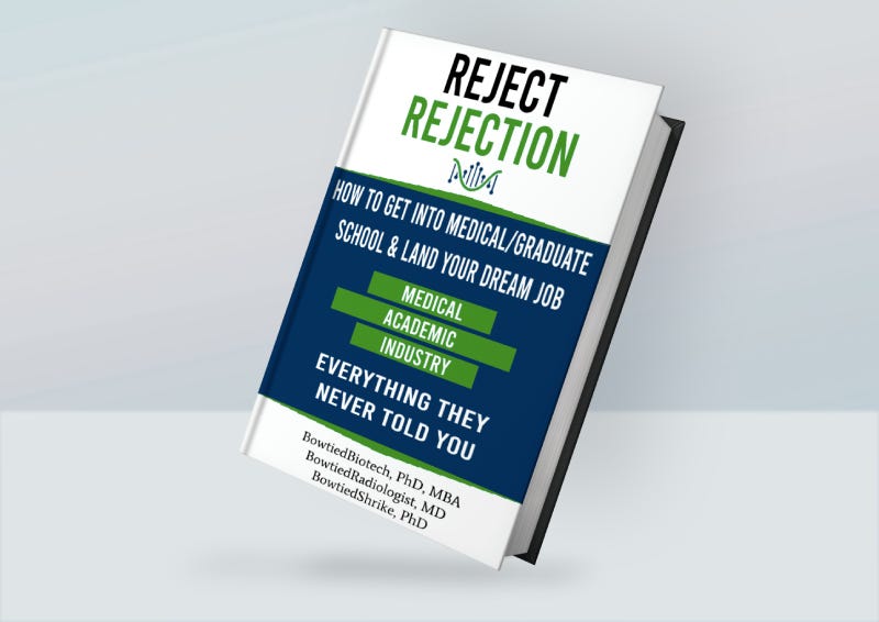 🚨 LAUNCH ANNOUNCEMENT: LIFE SCIENCE CAREER GUIDE: REJECT REJECTION $22