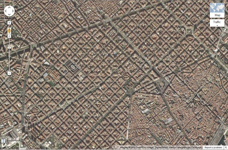 Why (nearly) All Blocks in Barcelona Look the Same