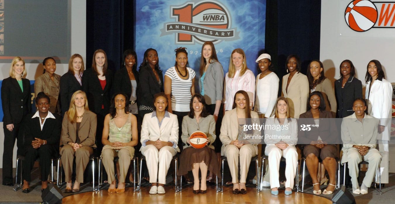 The evolution of WNBA fashion, as told through every draft's class photo