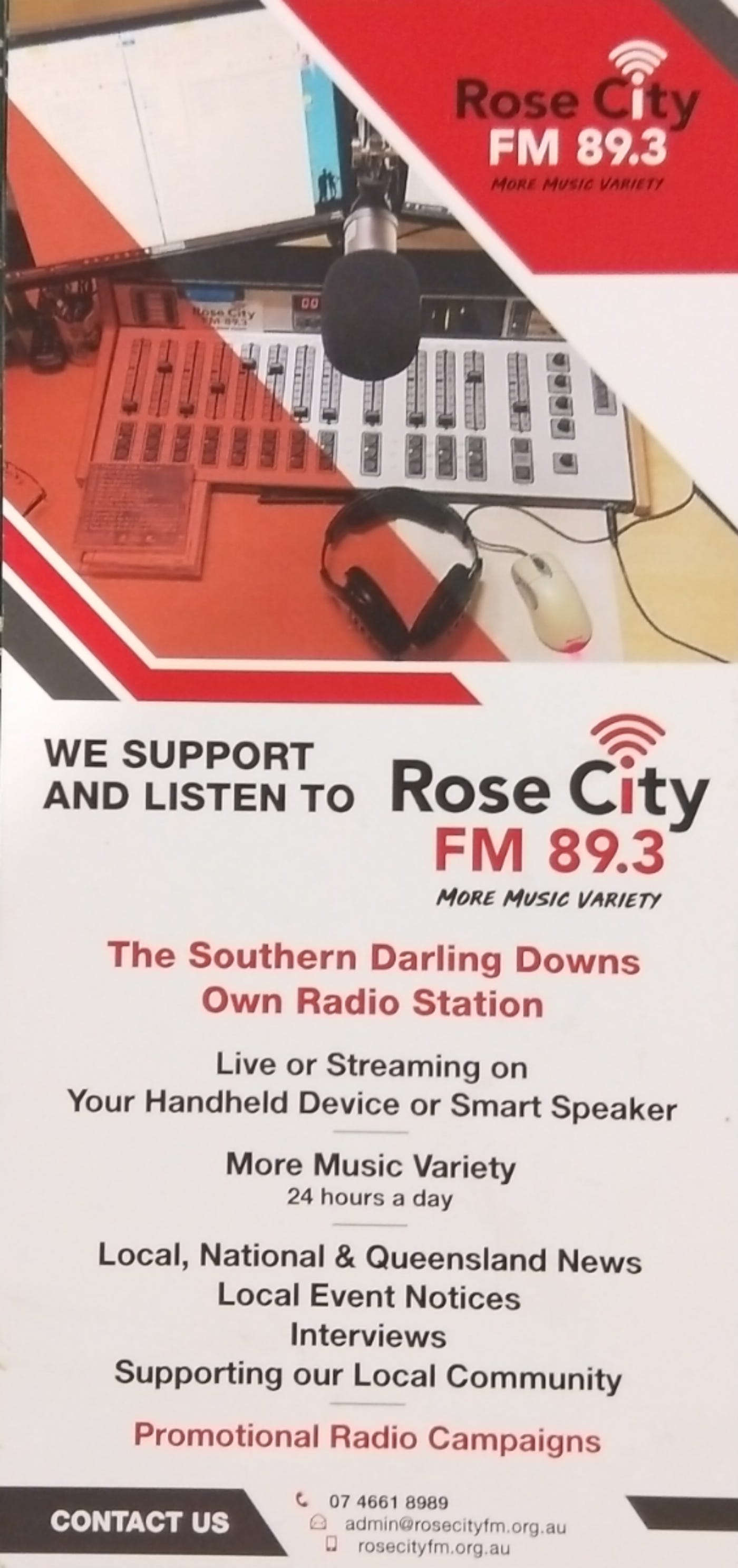 Community Radio Station - Rose City FM 89.3