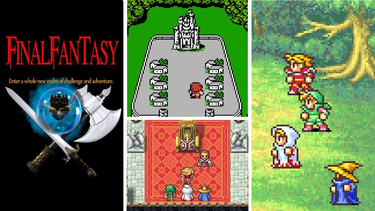 Final Fantasy 1, 2 y 3; y sus mil versiones - by Okelfo