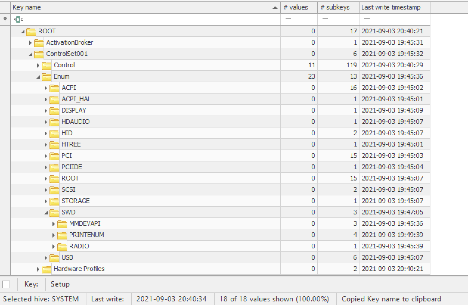Windows updates and anti-forensics (part 1, USB devices)