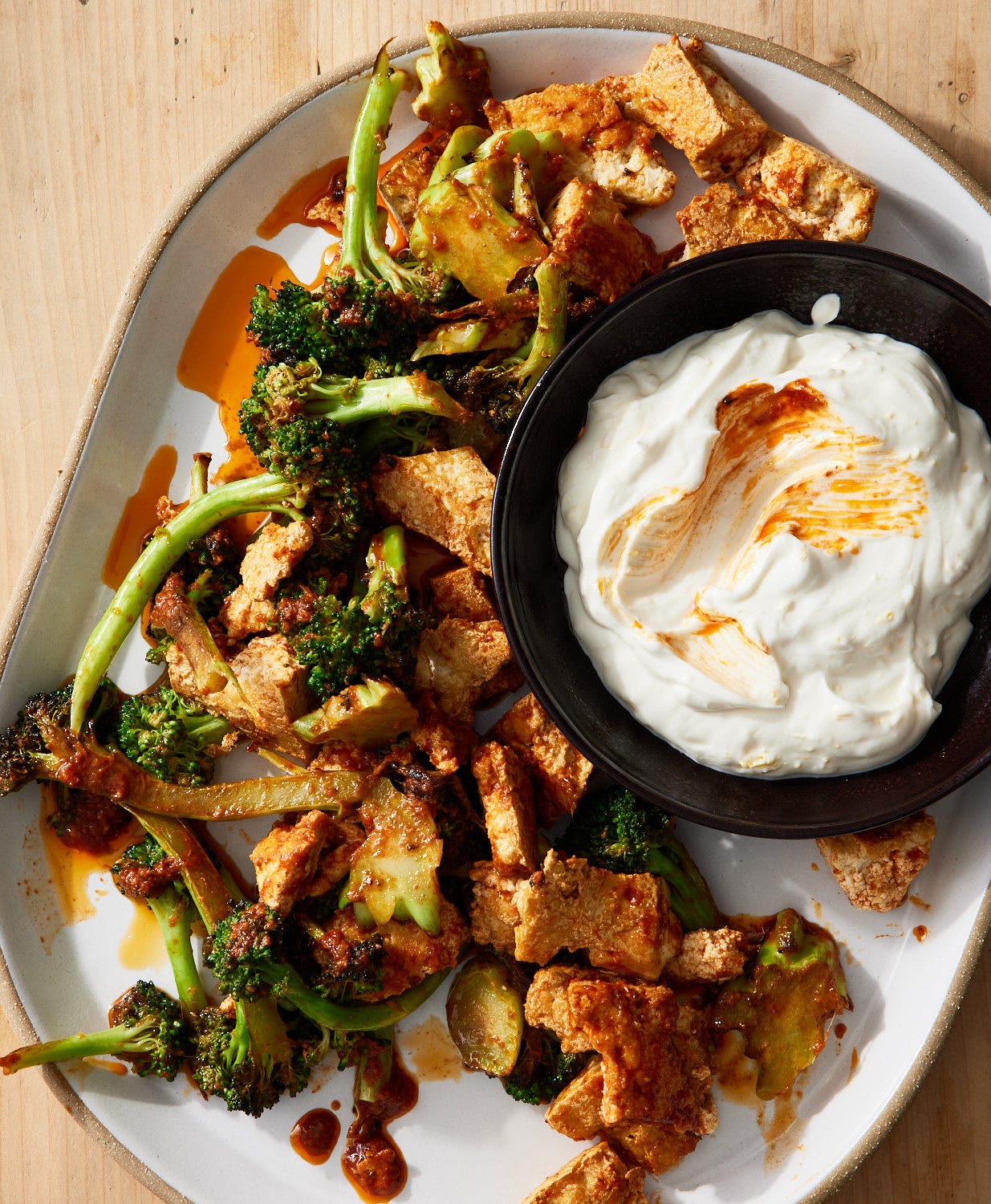 Spicy Seared Tofu & Broccoli by Ali Slagle