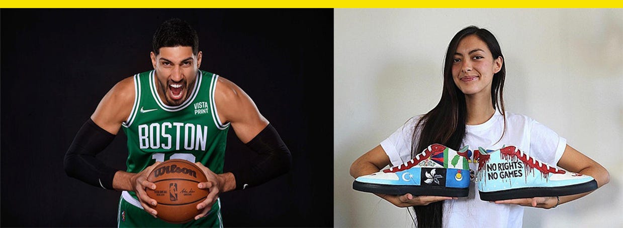 Meet the artist who painted Enes Kanters' shoes calling out Chinese ...