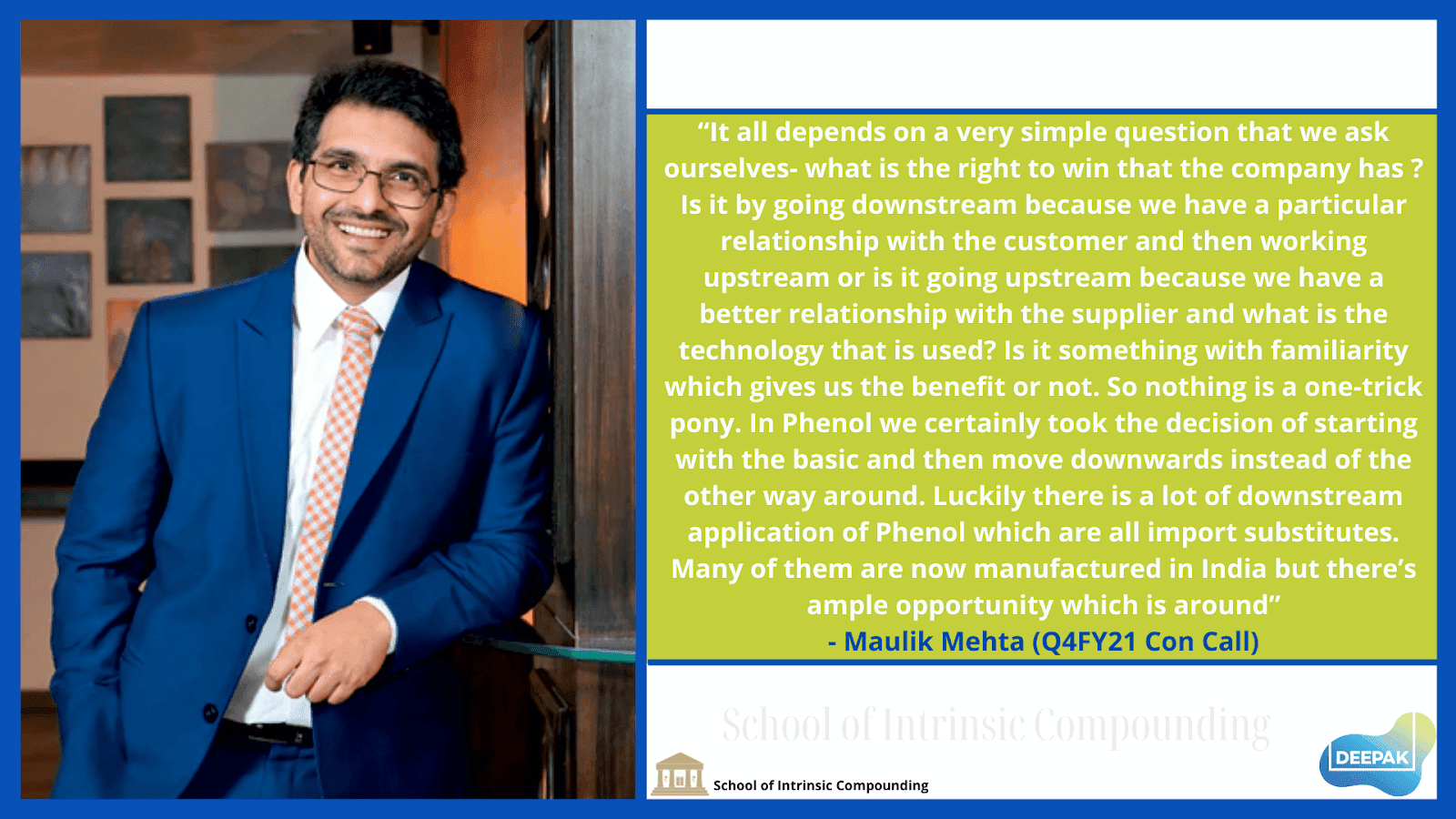 Deepak Nitrite Q4FY21 Con Call Notes - by SOIC Finance