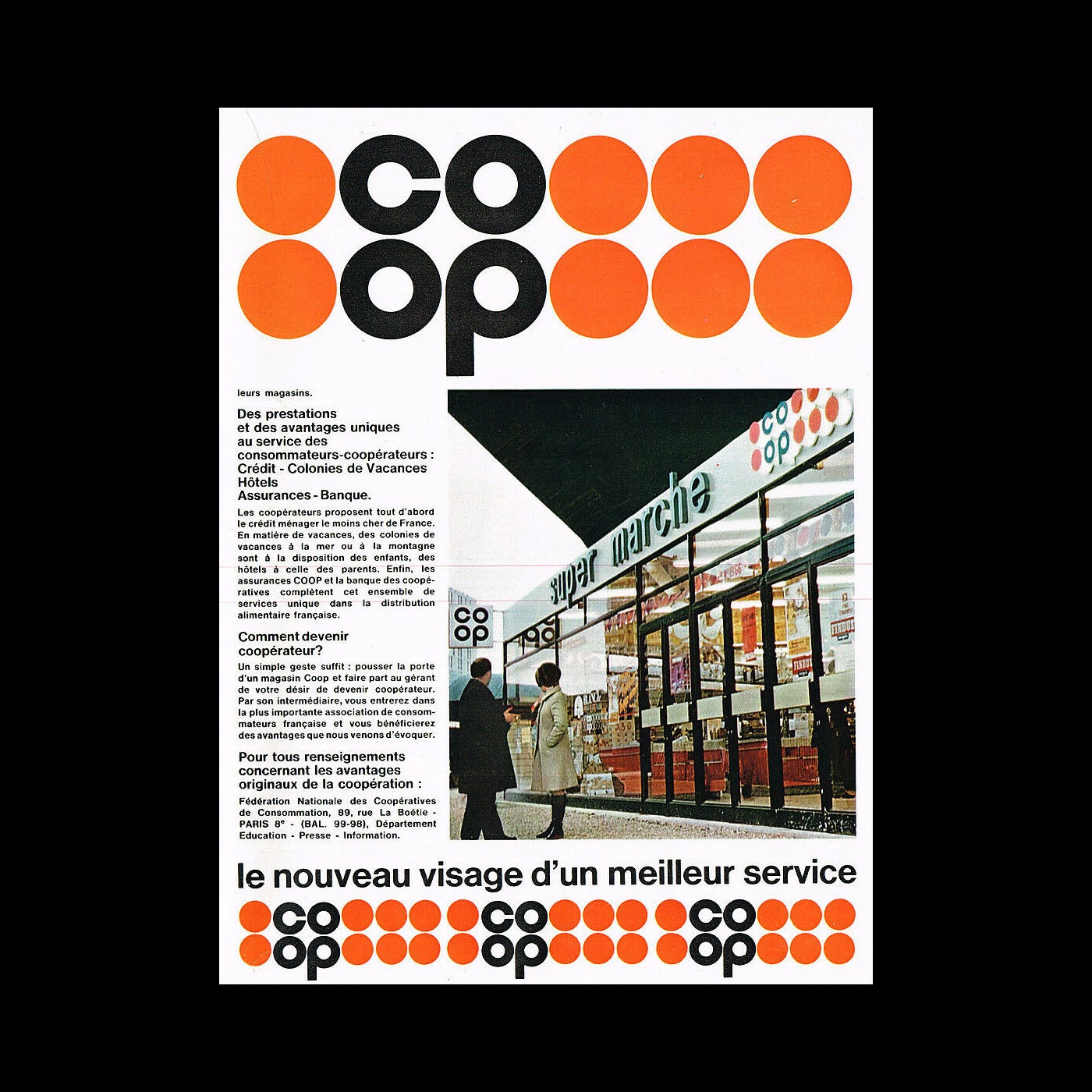 Logo Design History: Co-op France - by Richard Baird