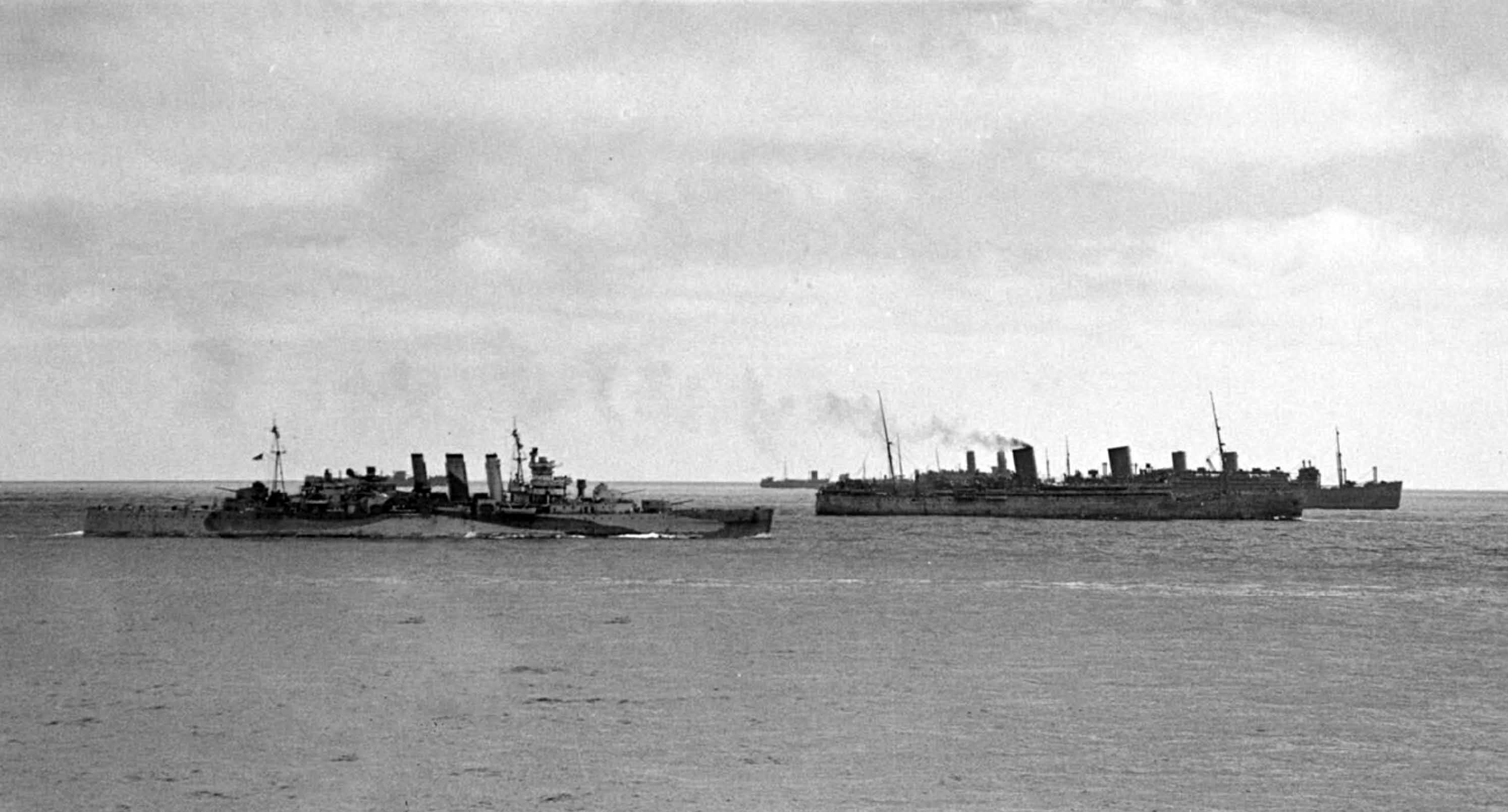 Off to War on a Troopship - by Martin Cherrett