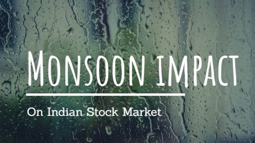How do monsoons impact The Indian Stock Markets