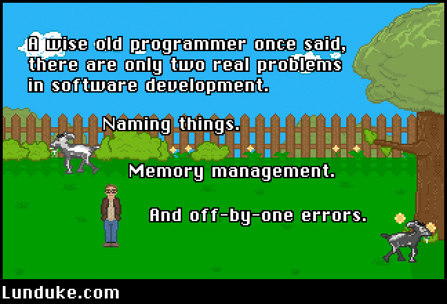 The two problems in software development. [COMIC]