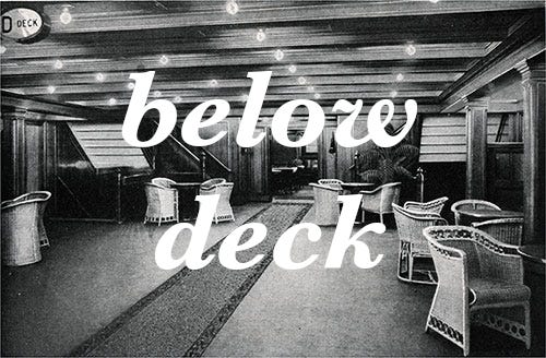 below deck | Substack