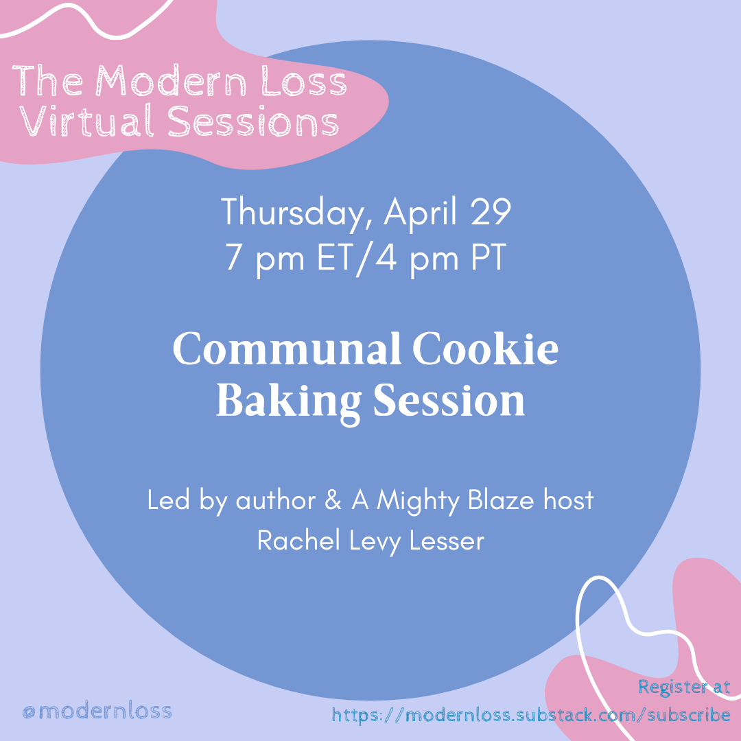 Upcoming events: 4/14 Mindfulness & 4/29 Communal Baking!