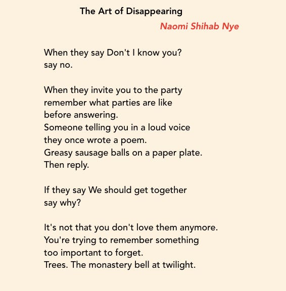 The Art of Disappearing - by aranya - Poetly