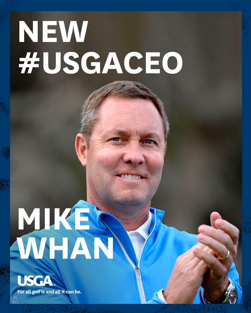 Mike Whan Lands The USGA's CEO Job - by Geoff Shackelford