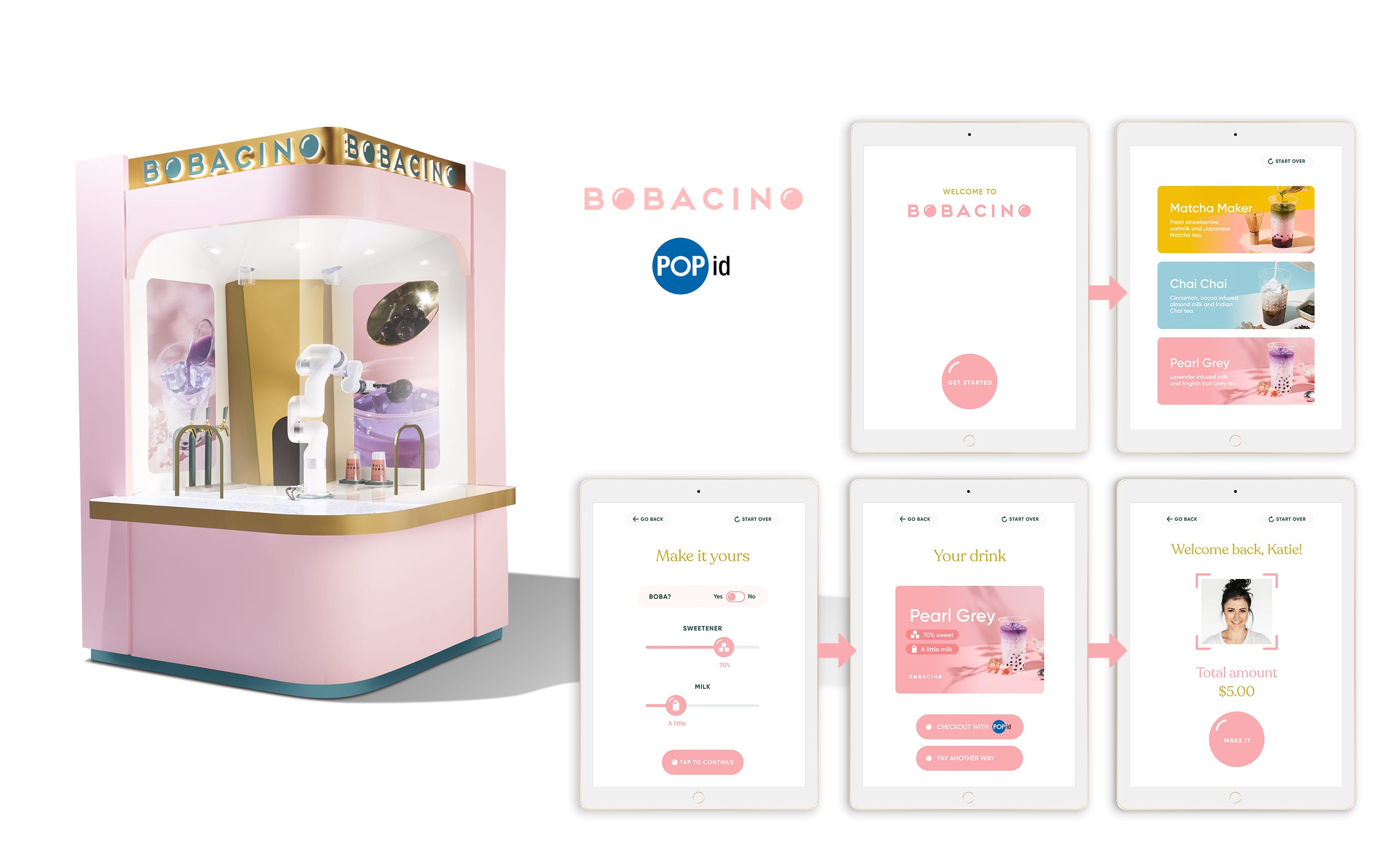 Bobacino's Boba Tea 'Bot Will Let You Pay with Your Face