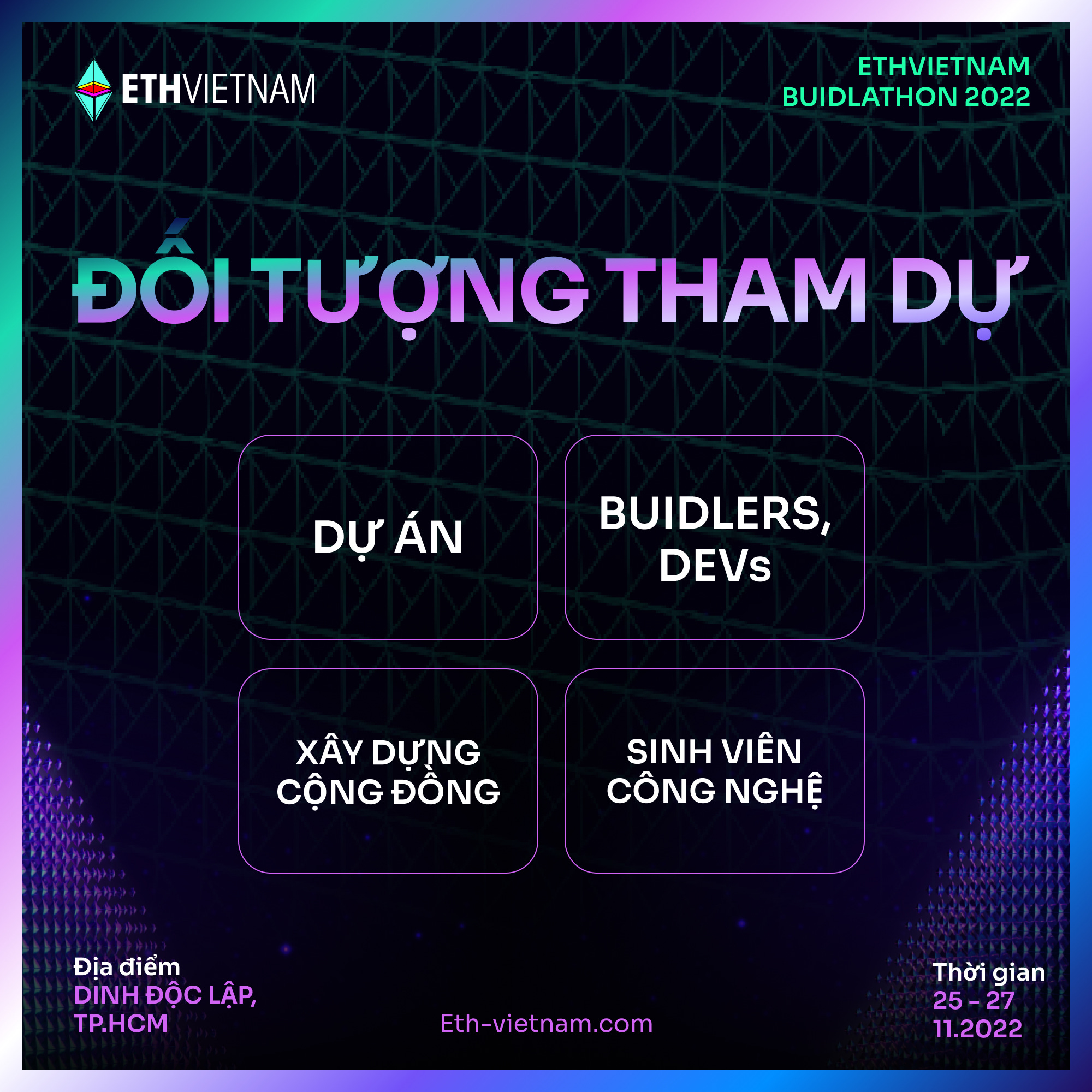 🚀 ETH VIETNAM 🚀 Kết nối các nguồn lực thế giới với cộng đồng blockchain tại Việt Nam
