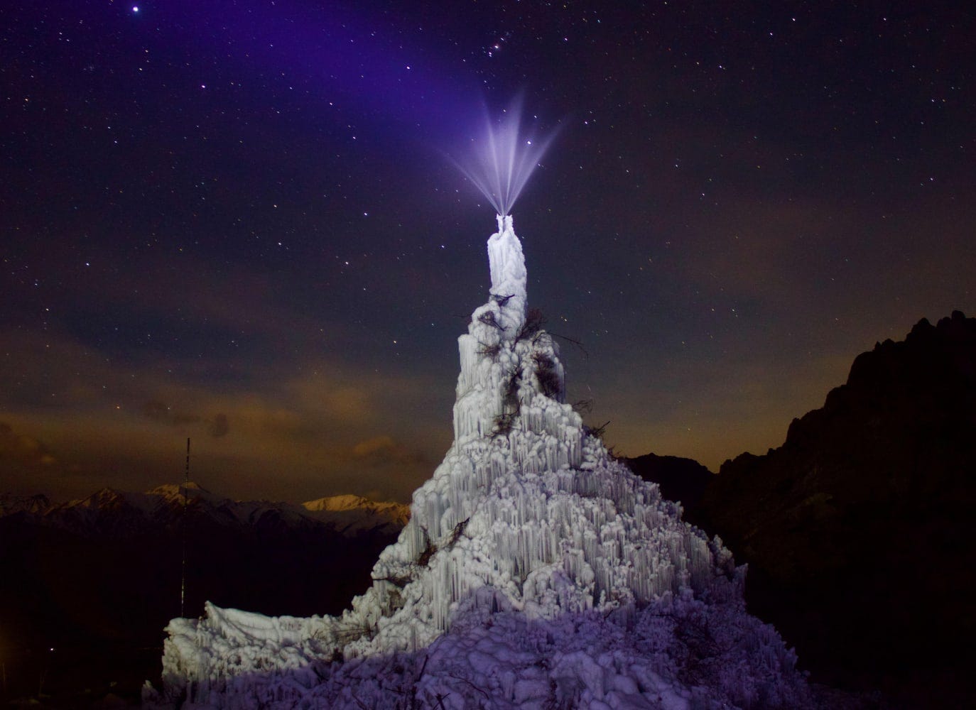 The Ingenious Ice Towers of the Himalayas - by D'Nivra