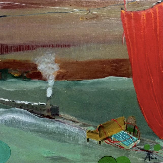 Alexandra Rozenman, painter, illustrator, and teacher