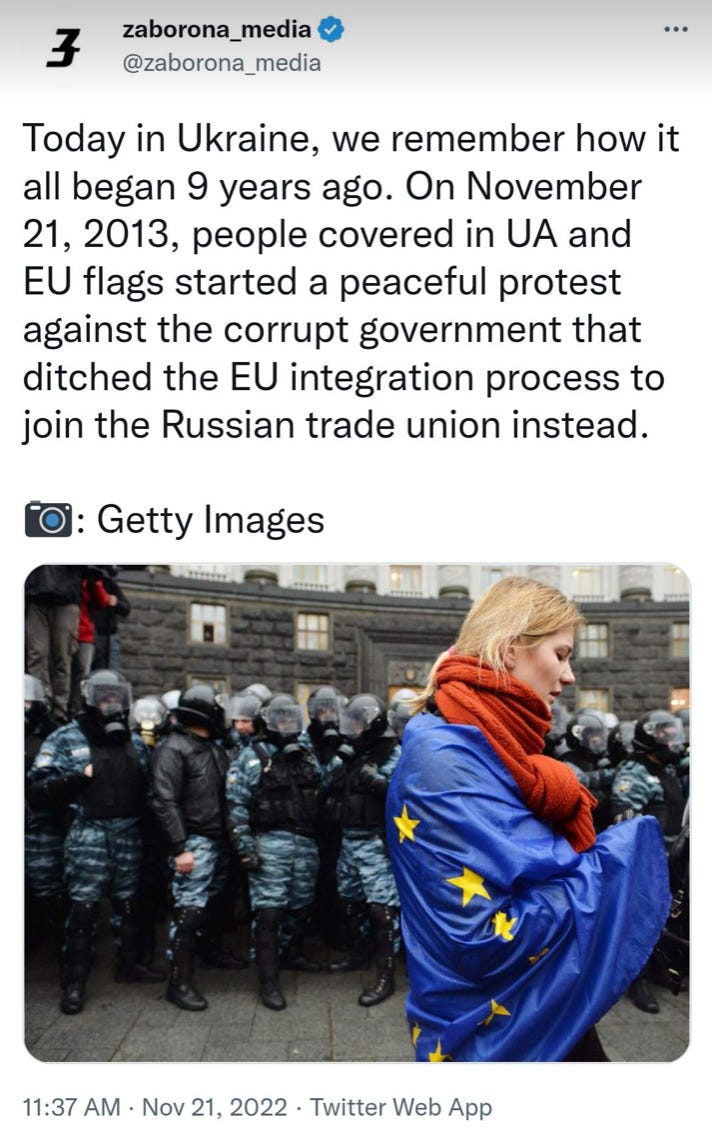 The 9th Anniversary Of Maidan ~ Freedom Day in Ukraine