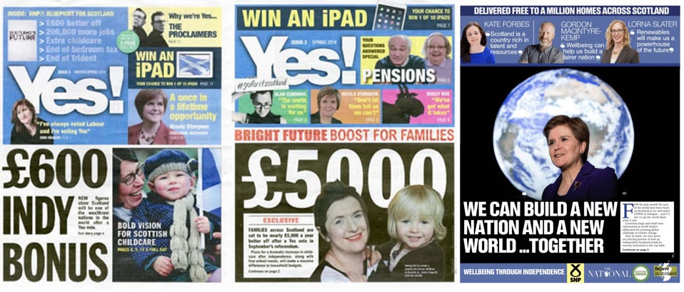 What's the Story With the SNP's Million Newspapers?